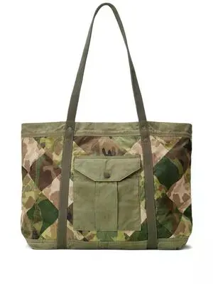Ralph Lauren Patchwork Pocket Tote Bag - Green