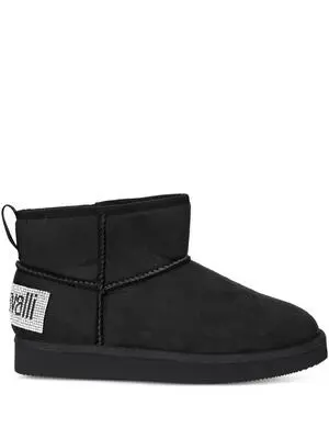 Just Cavalli Round-toe Shearling Boots