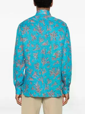 Isaia Patterned Shirt
