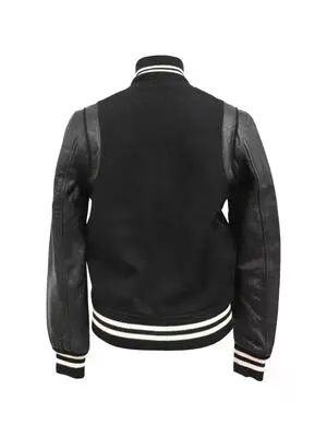 Saint Laurent Striped Bomber Jacket