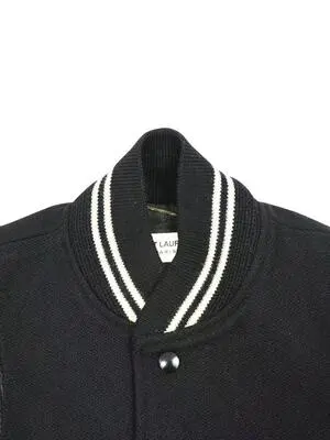Saint Laurent Striped Bomber Jacket