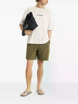 Maison Kitsuné Logo Embroidered T-shirt