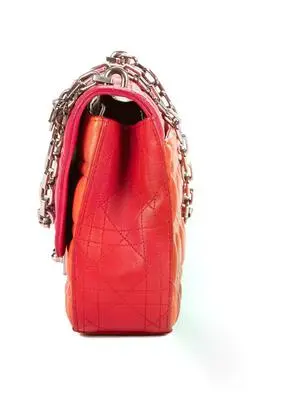 Dior Quilted Chain Strap Cross Body Bag - Red