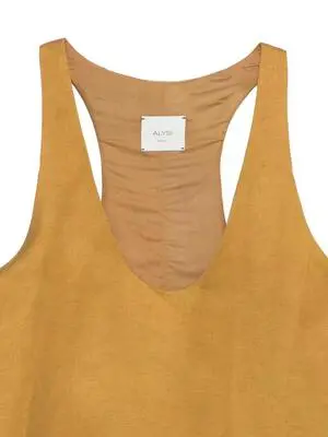 ALYSI V-neck Racerback Top
