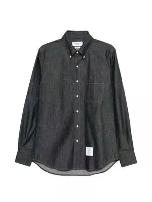Thom Browne Logo-patch Shirt
