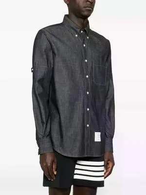 Thom Browne Logo-patch Shirt