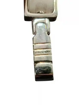 Dior Logo Print Leather Bracelet