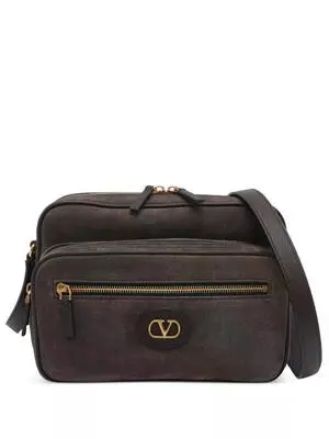 Valentino Garavani Antibes Zipped Shoulder Bag - Brown