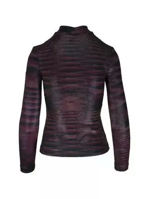 Missoni Patterned Mock-neck T-shirt