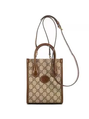 Gucci Micro Gg-canvas Tote Bag