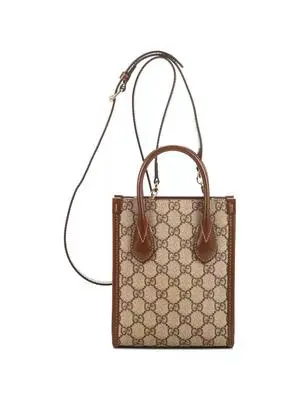 Gucci Micro Gg-canvas Tote Bag