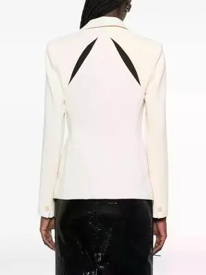 Elisabetta Franchi Cut-out Button Blazer