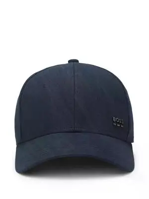 BOSS Logo-plaque Baseball Cap - Blue