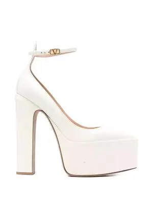 Valentino Garavani Ankle-strap Platform Pumps - White