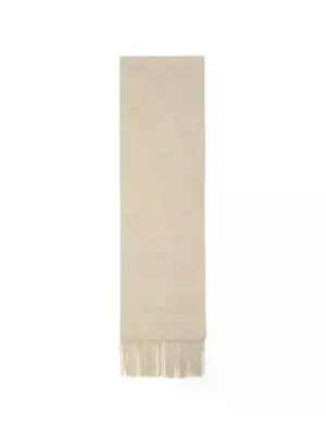 Acne Studios Oatmeal Fringed Scarf