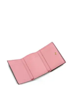 Marni Logo-embroidered Tri-fold Wallet