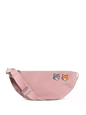 Maison Kitsuné Embroidered Shoulder Bag