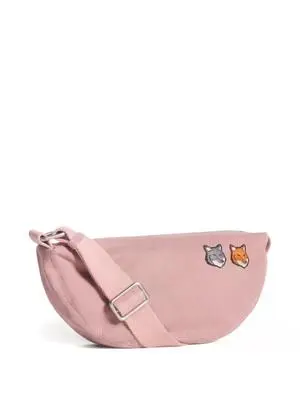 Maison Kitsuné Embroidered Shoulder Bag