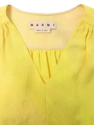 Marni Jacquard Ruched Top