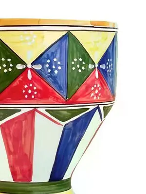 Dolce & Gabbana Geometric-pattern Outdoor Vase