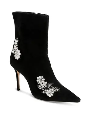Cinq À Sept Mia Crystal Embellished Boots