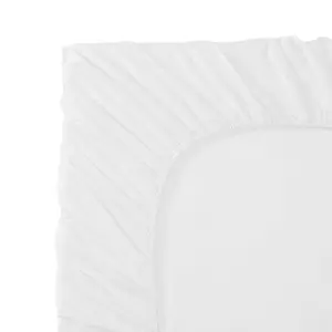 Vera Wang Solid Sateen T1000 4 Piece Sheet Set, King - White