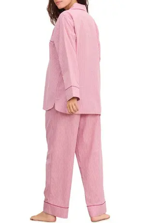 Hatch The Striped Cotton Classic Pj Set