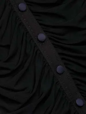 L'Agence Adriana Ruched Midi Dress