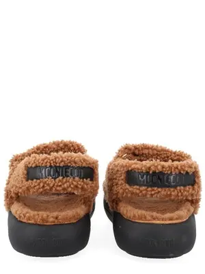 Moon Boot Shearling Sandals