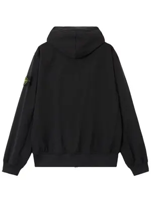 Stone Island Hooded Parka - Black
