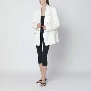 THE FRANKIE SHOP Double-breasted Wool-blend Jacket