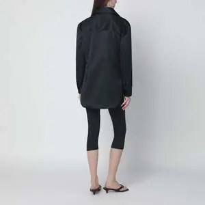 THE FRANKIE SHOP Satin Shirt Dress
