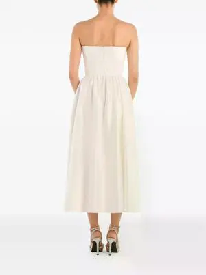 POST MERIDIEM Pleated Midi Dress