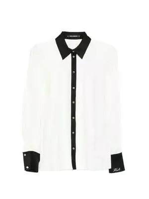 Karl Lagerfeld Pleated Shirt