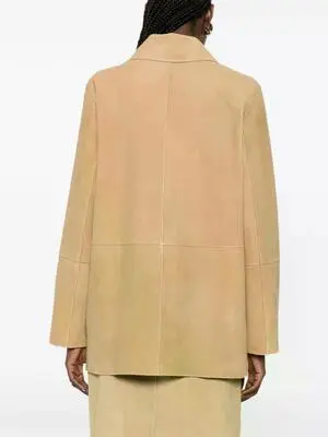 P.a.r.o.s.h Minuetto Panelled Suede Coat