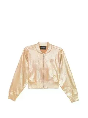 Karl Lagerfeld Coated Bomber Jacket