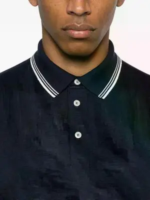 Paul & Shark Striped-trim Polo Shirt