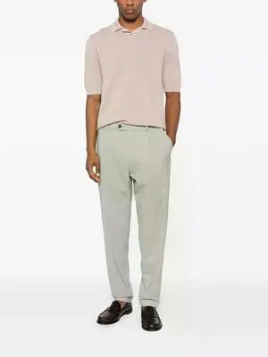 Eleventy Collared Short-sleeve T-shirt - Neutrals