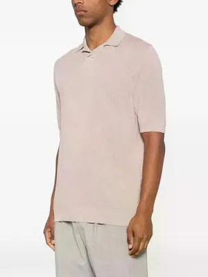 Eleventy Collared Short-sleeve T-shirt - Neutrals