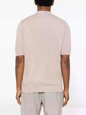 Eleventy Collared Short-sleeve T-shirt - Neutrals