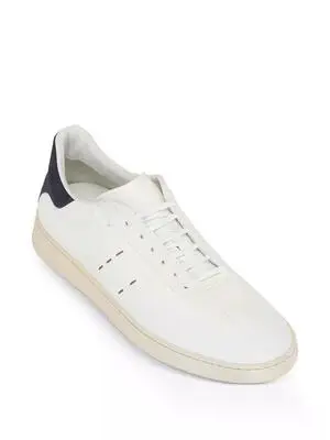 Kiton Suede Panelled Trainers