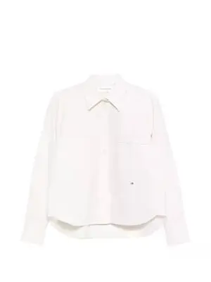 Victoria Beckham Cropped Long-sleeve Shirt