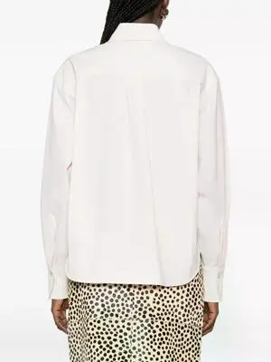 Victoria Beckham Cropped Long-sleeve Shirt