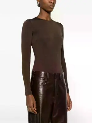 Wolford Long-sleeve Body - Brown