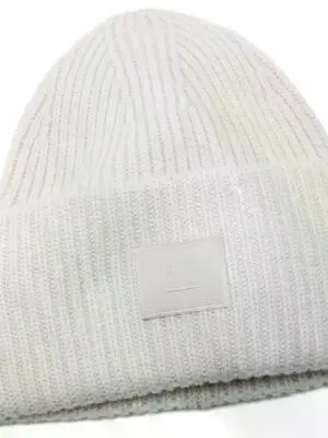 Acne Studios Ribbed-knit Beanie - Grey