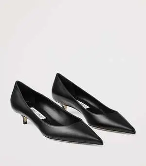 JIMMY CHOO Amelia Leather Pumps - Black