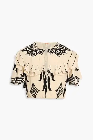 Johanna Ortiz Printed Blouses