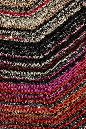 Missoni Metallic Crochet-knit Mini Dress