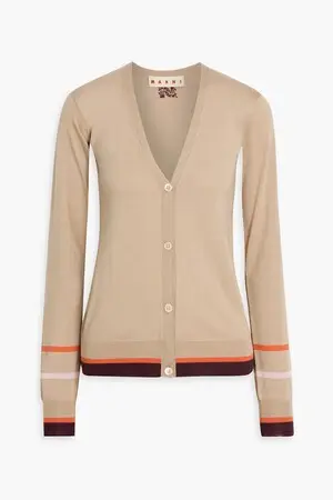 Marni Wool And Silk-blend Cardigan