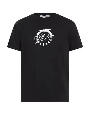 TRUSSARDI T-shirt Size Cotton - Black
